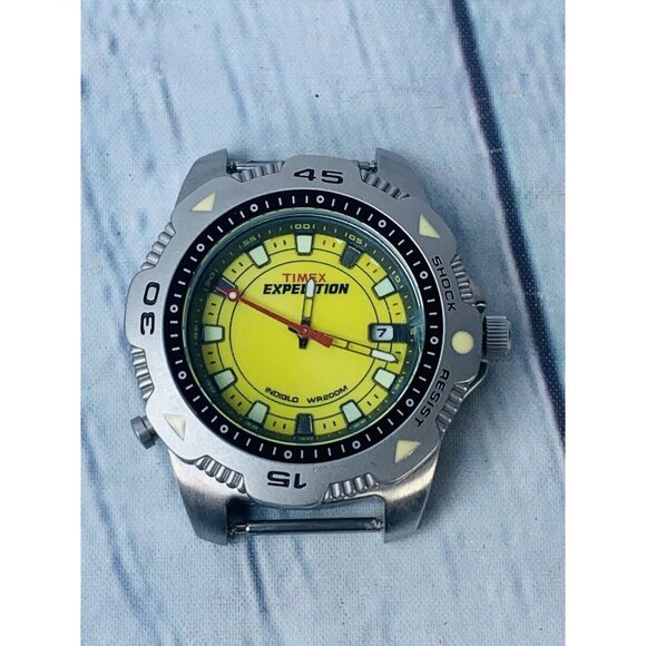 Timex | Wearables | Vintage Timex Expedition Indiglo Wr20m Mens Divers ...